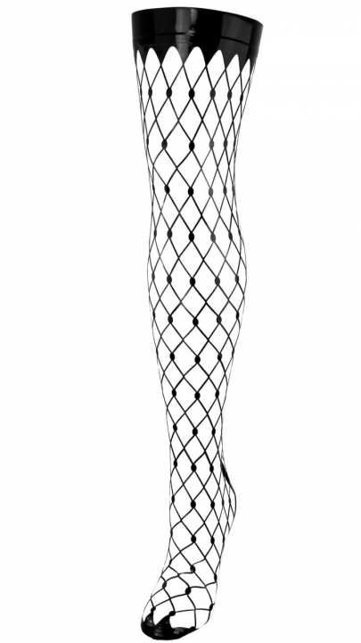 RubberTech-Clothing - Latex Stockings fishnet Laser Cutted