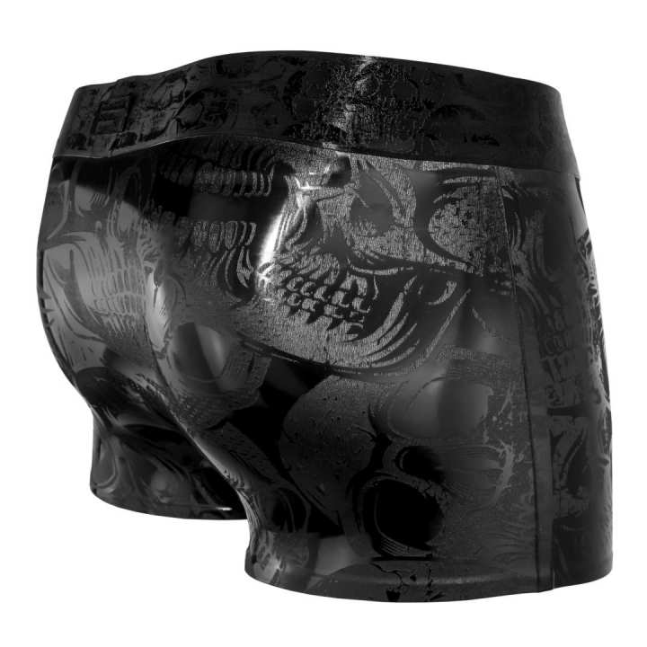 RubberTech-Clothing - Latex Short SKULL HOLO black Laser Edition easy ...