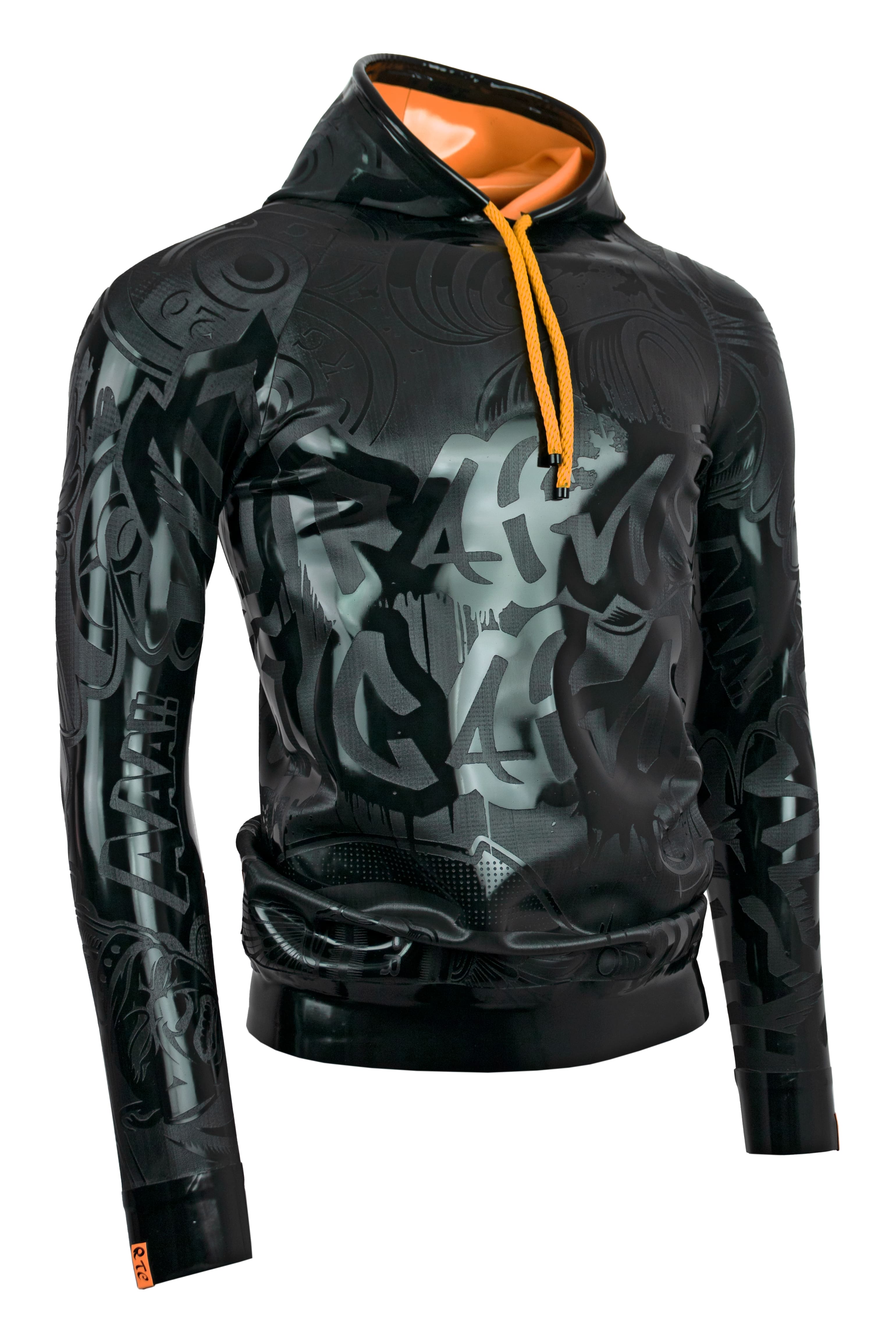 RubberTech-Clothing - HOODIE NO PAIN NO GAIN „LOOSE FIT“ Latex Laser ...