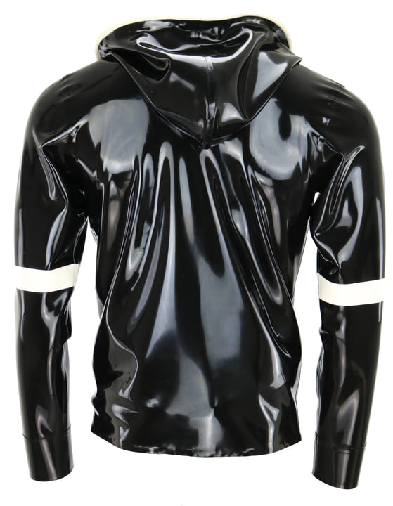 RubberTech-Clothing - Latex Hooded Jacket PLAYER Laser Edition