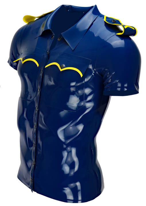 RubberTech-Clothing - Latex Hemd Rubber Cop